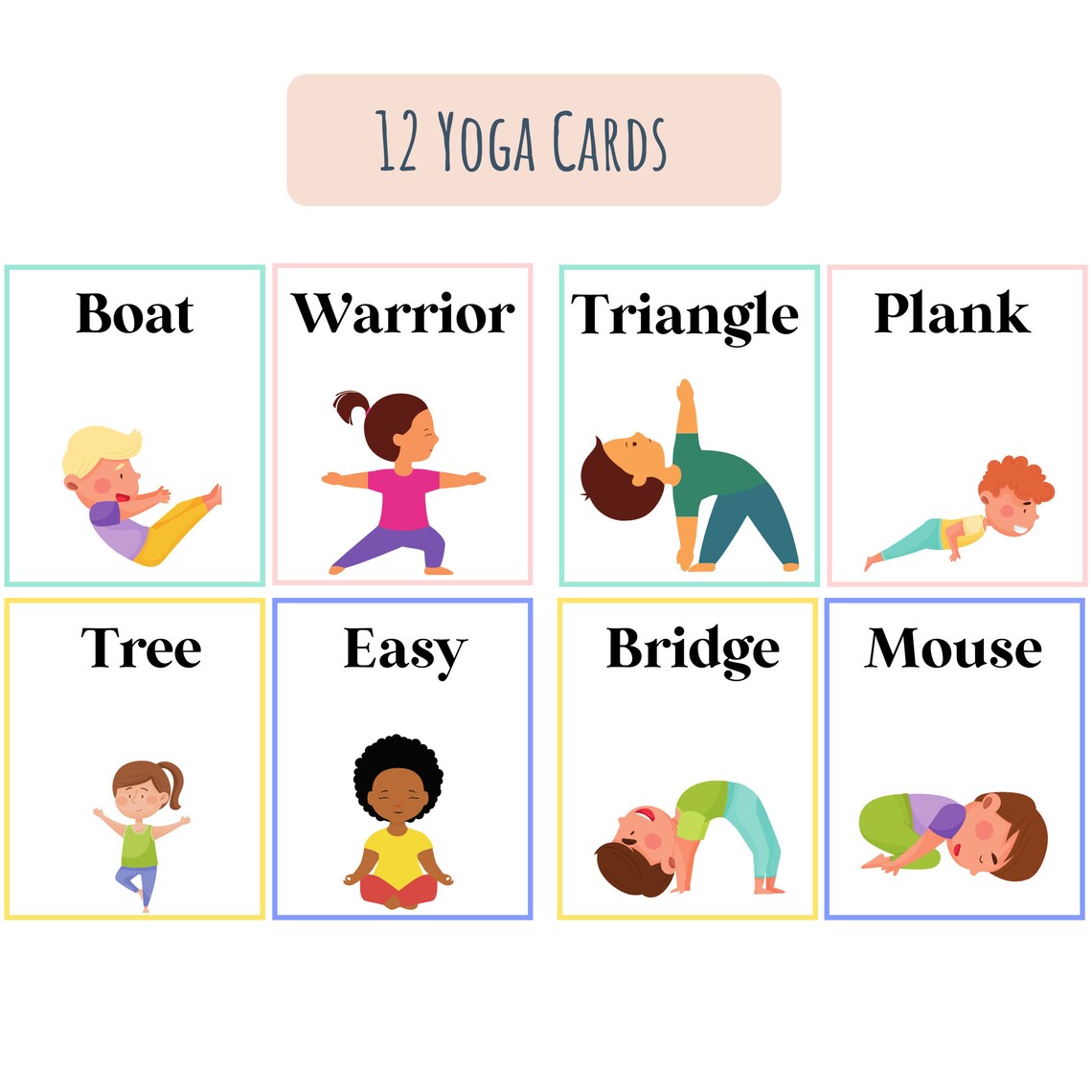Kids Positive Affirmation Cards, Kids Mindfulness Bundle, Coping Cards ...