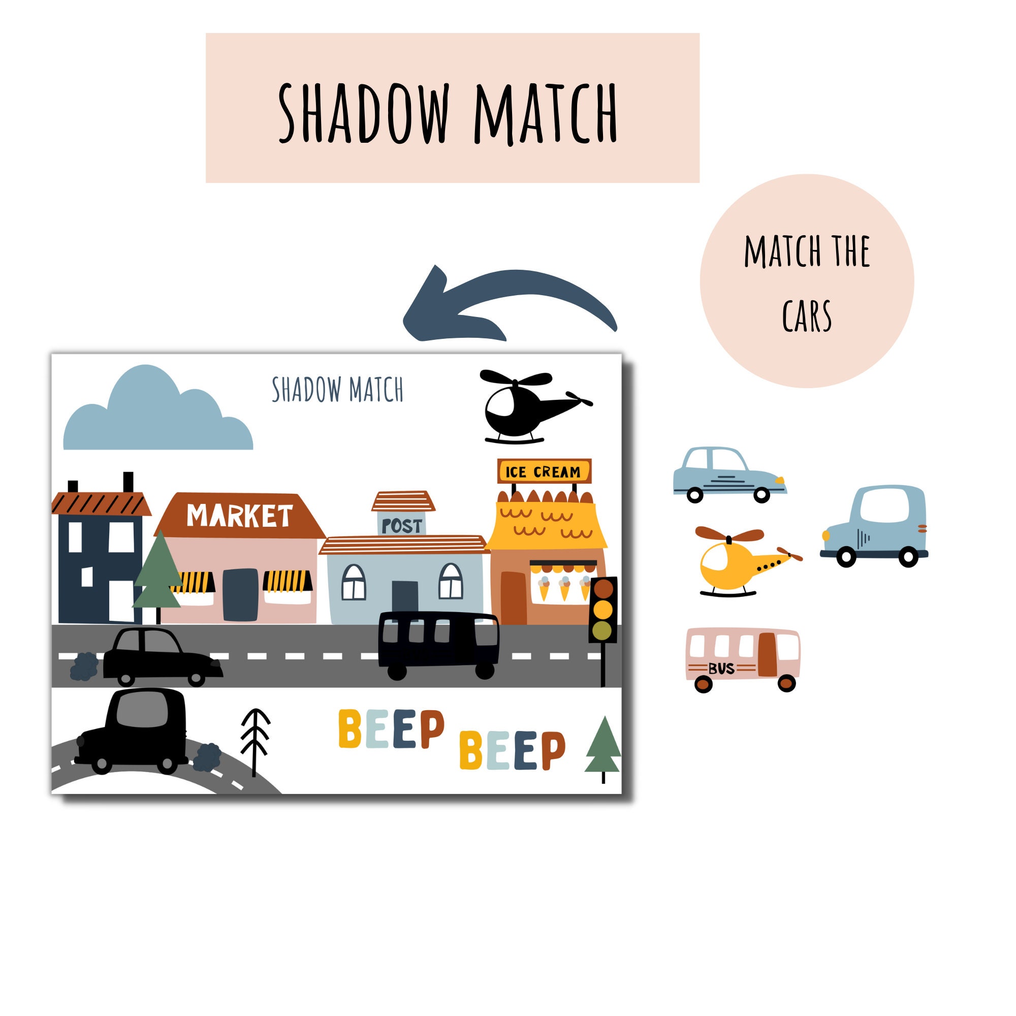 Transportation Busy Book Transportation Preschool Printable - Etsy