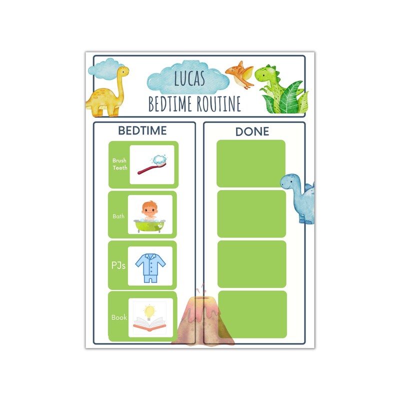 Routine Printable - Etsy