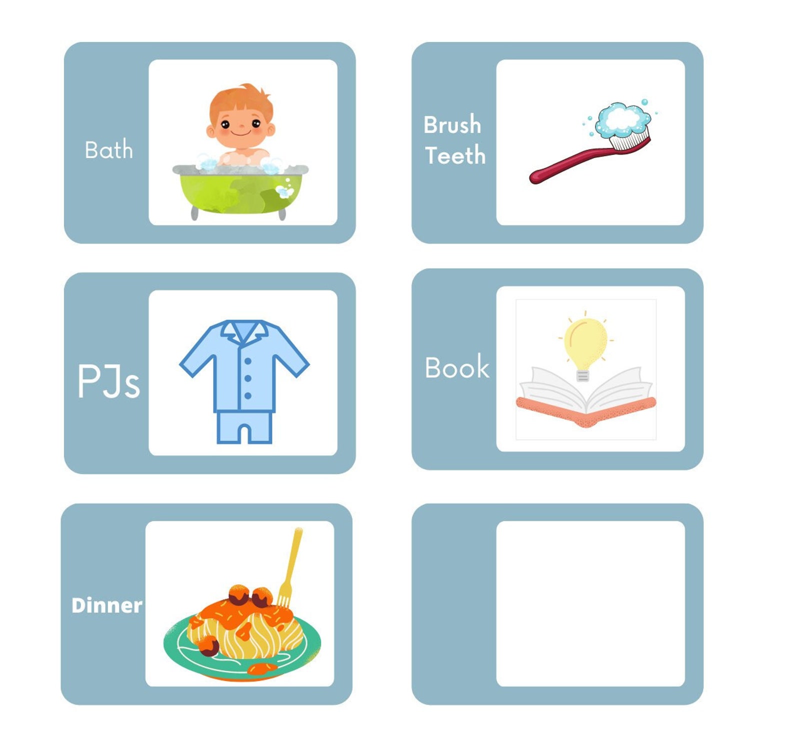 Printable Bedtime Routine Chart for Kids Cars Nighttime - Etsy