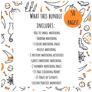 Halloween Busy Book Printable Toddler Learning Book Halloween ...