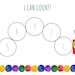 Hungry Caterpillar Preschool Counting Worksheet, Toddler Learning ...