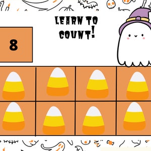 Halloween Busy Book Printable Toddler Learning Book Halloween ...