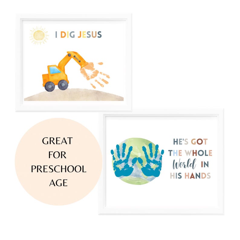 Christian Handprint Art, Baby Toddler and Preschool, Sunday School ...