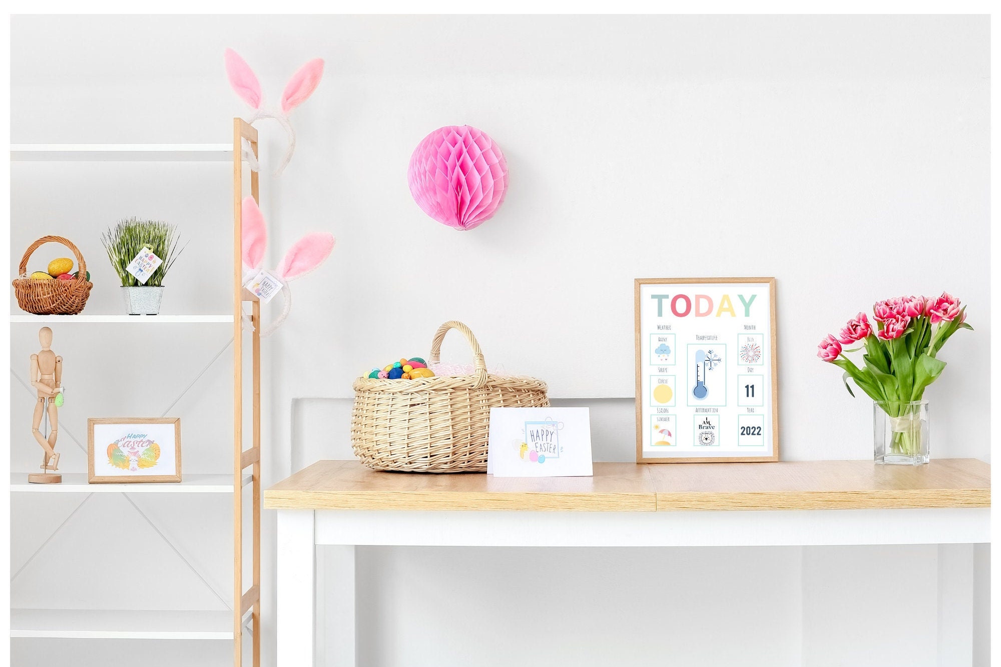 Daily Morning Board, Preschool Circle Time Board, Kids Daily Calendar ...