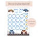 Printable Monster Truck Reward Chart | Monster Truck Potty Chart ...