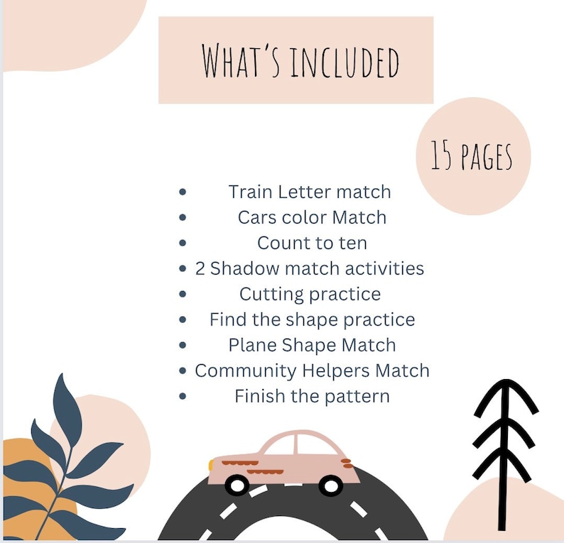 Transportation Busy Book Transportation Preschool Printable - Etsy