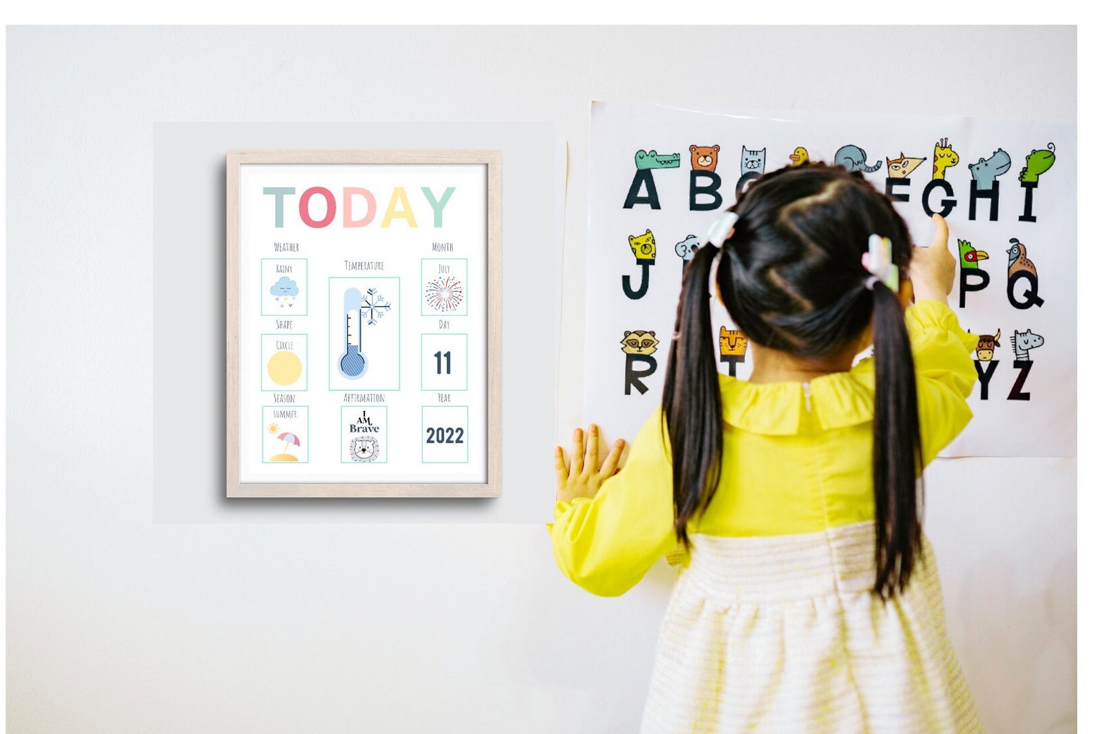 Daily Morning Board, Preschool Circle Time Board, Kids Daily Calendar ...