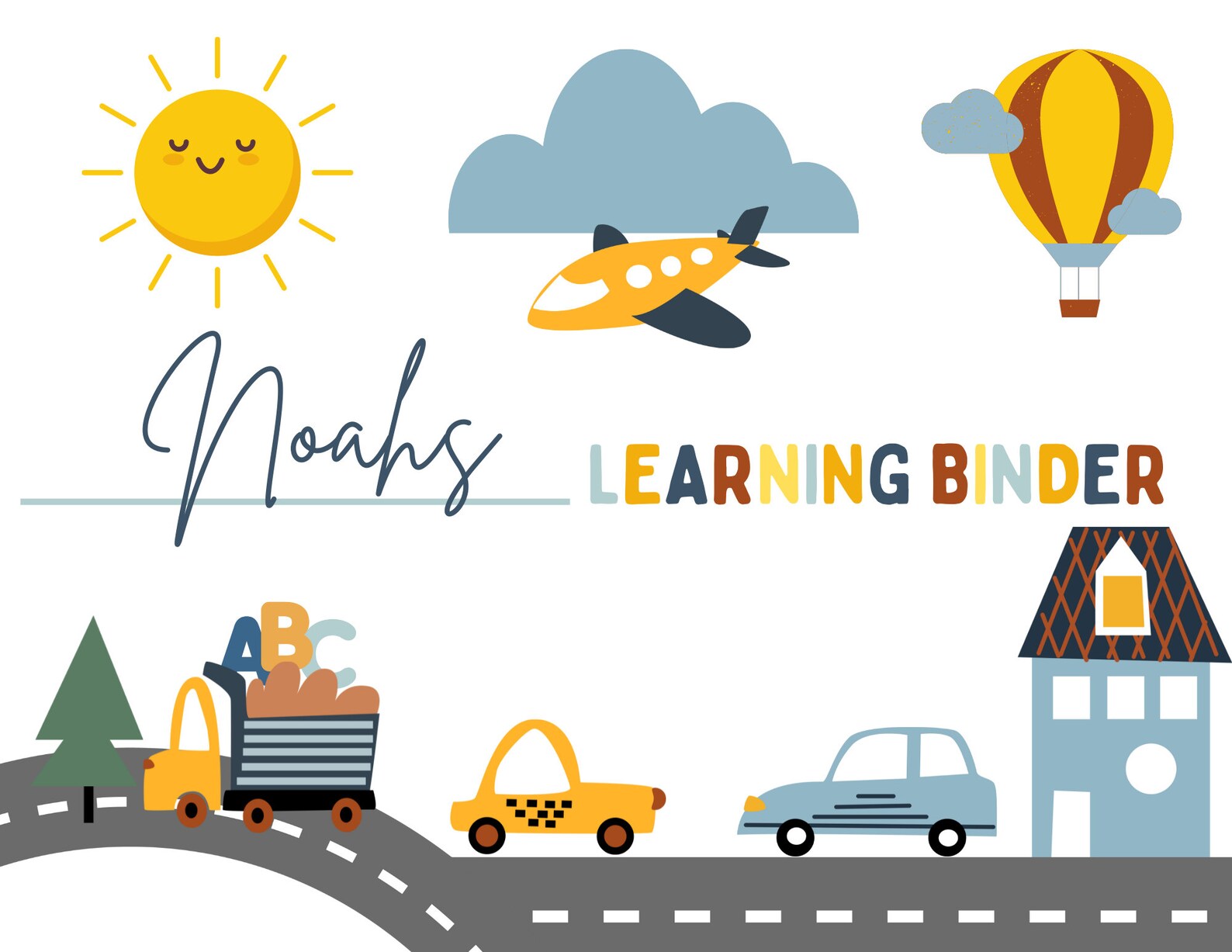 Transportation Busy Book, Transportation Preschool Printable, Preschool ...