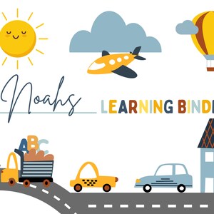 Transportation Busy Book, Transportation Preschool Printable, Preschool ...