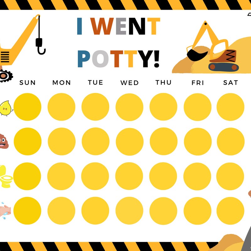 Blippi Reward Chart - Etsy