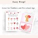 Preschool Valentines Day Scavenger Hunt, Preschool Party Game, Toddler ...