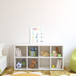 Daily Morning Board, Preschool Circle Time Board, Kids Daily Calendar ...
