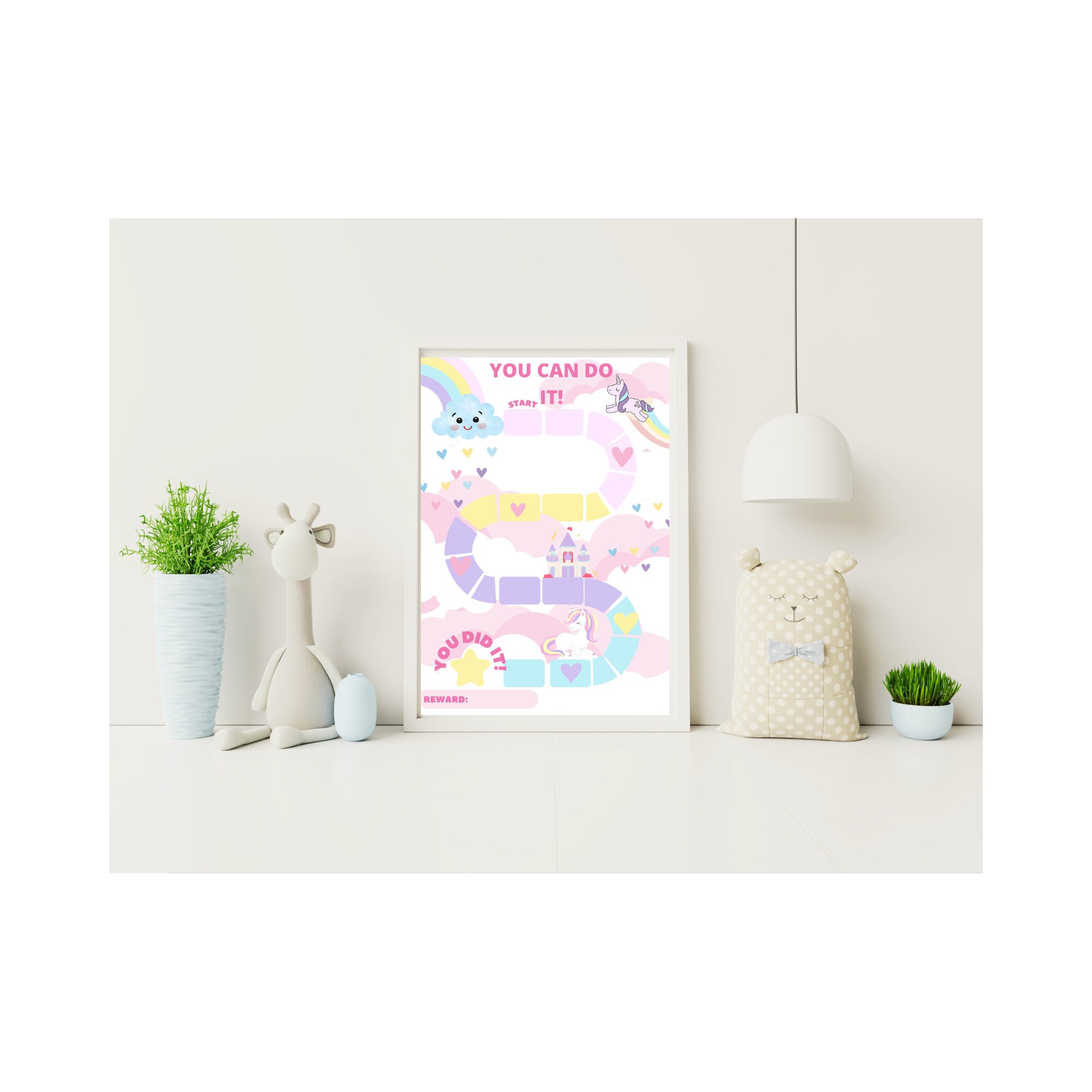 Unicorn Reward Chart | Printable Unicorn Sticker Chart | Daily Chore ...