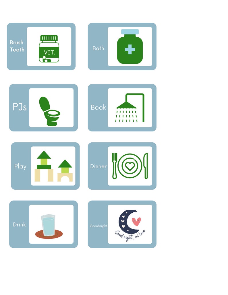 Printable Bedtime Routine Chart for Kids, Cars Nighttime Routine Cards ...