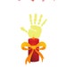 Kids Handprint Craft, This Little Light of Mine, Childrens Holiday ...