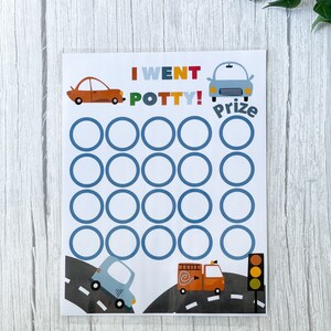 Printable Car Reward Chart, Cars Kids Reward Chart, Instant Download ...