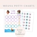 Moana Reward Chart | Printable Moana Sticker Chart | Daily Chore Chart ...