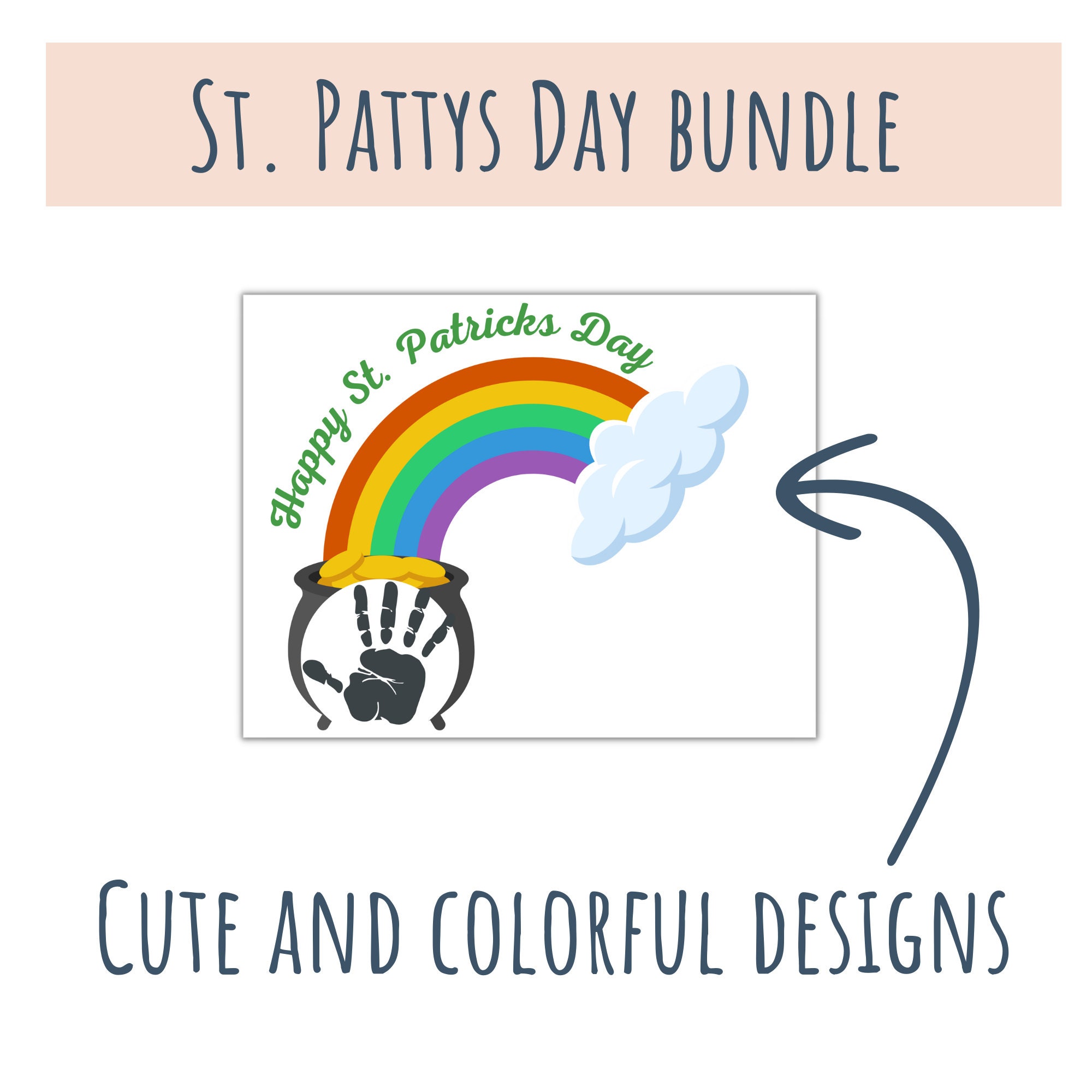 St. Patrick's Handprint Craft | St. Patrick's Craft | St. Patrick's Art ...