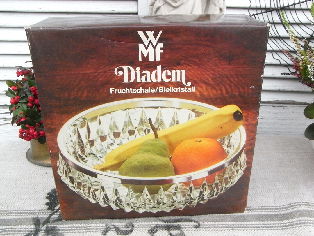 Enchanting MWF Diadem Lead Crystal Silver Edge Serving Bowl - Etsy