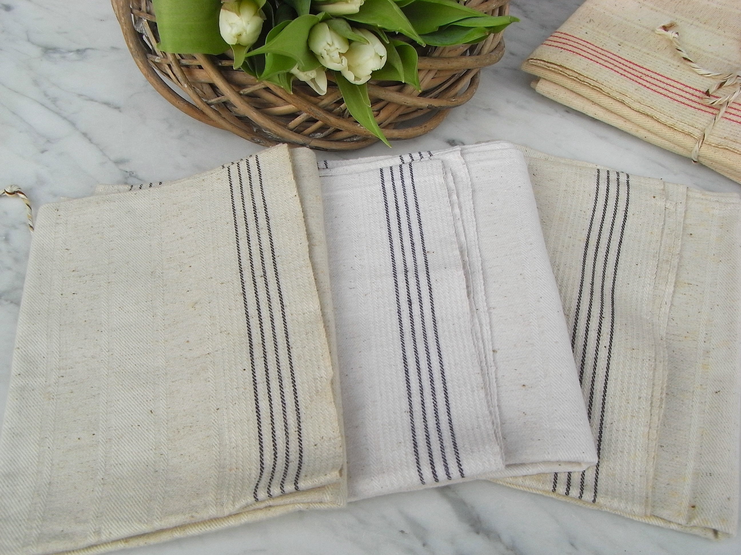 Art & Collectibles cottage primitive farmhouse rustic towel linen ...