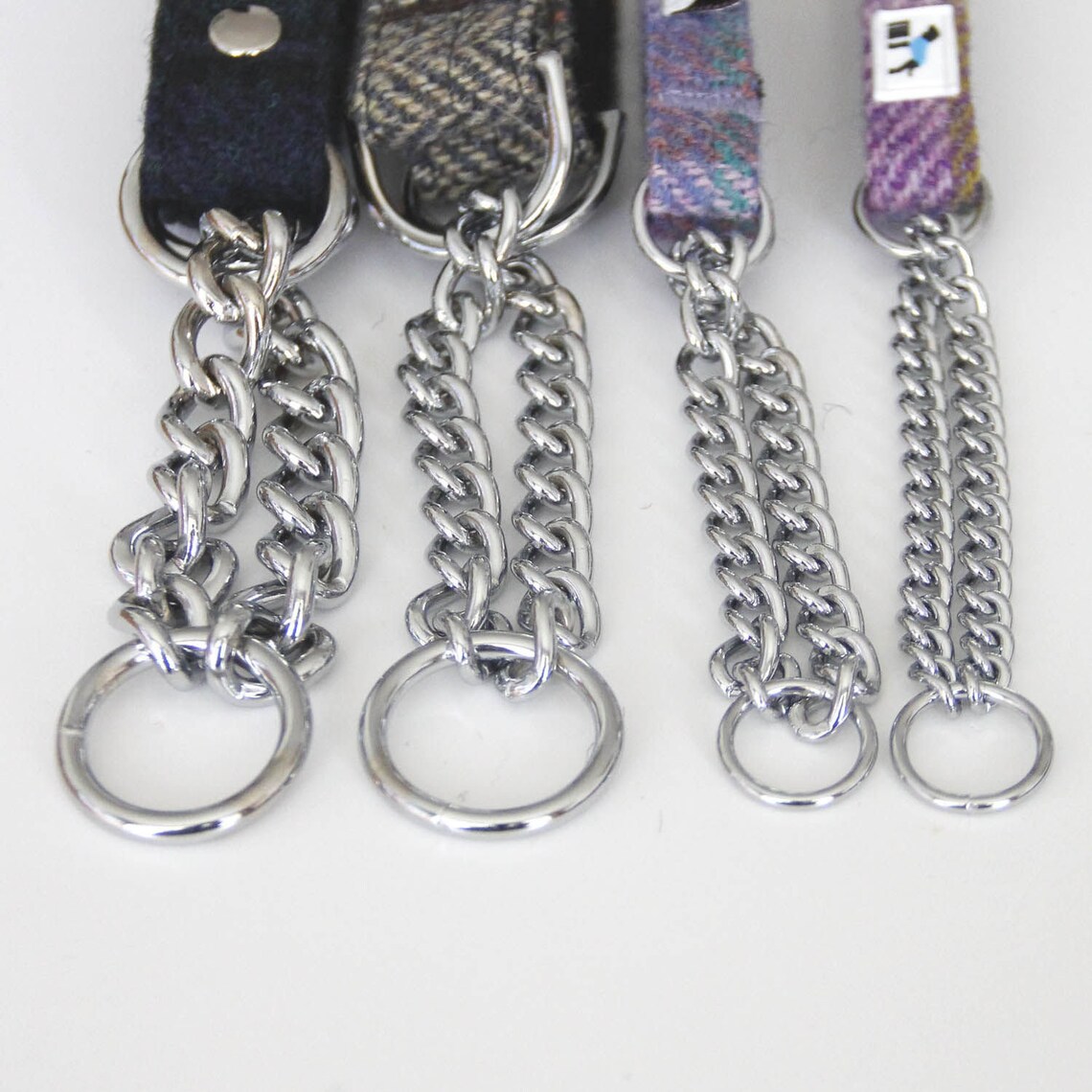 Brown Over Check Herringbone Harris Tweed Half-check Collar. | Etsy