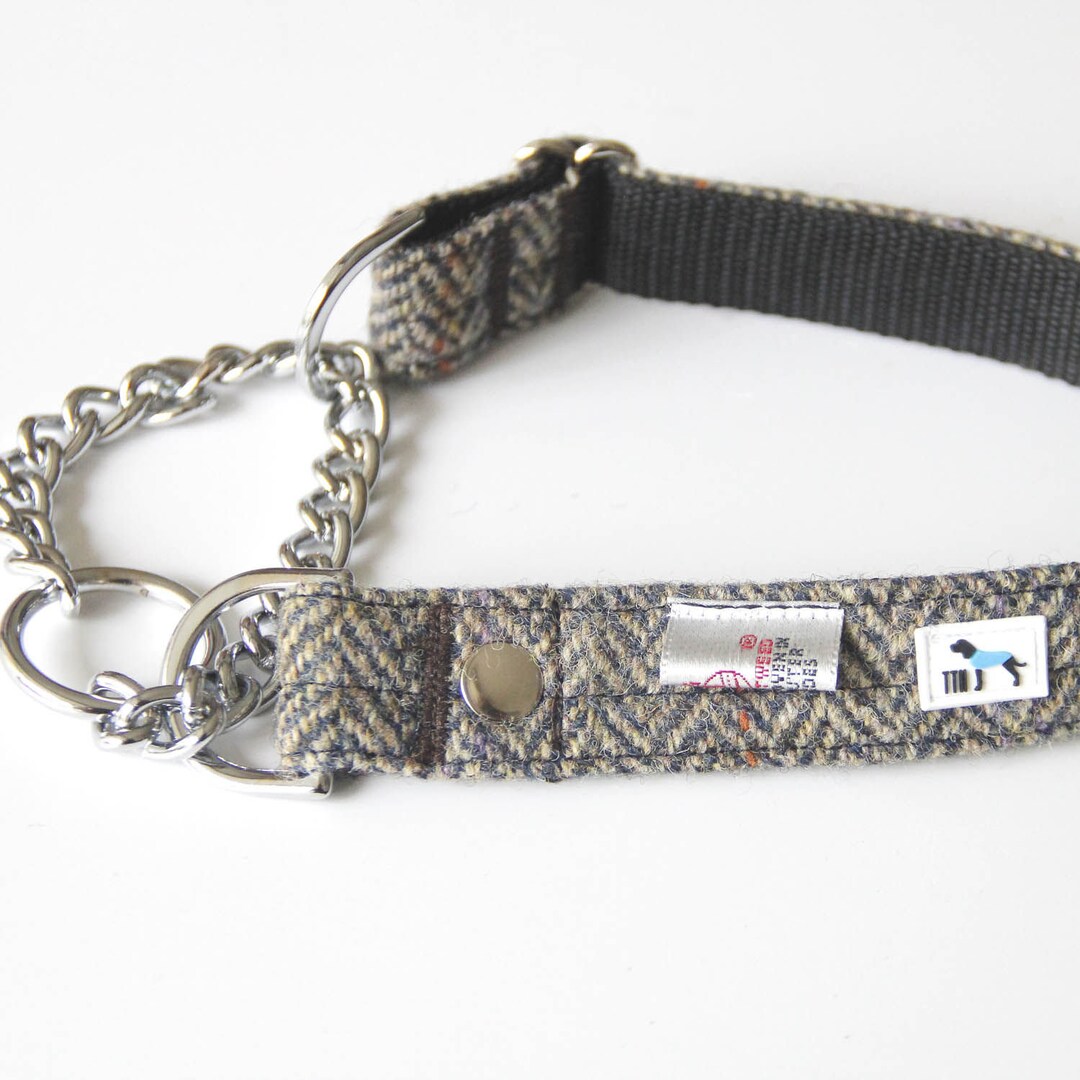 Brown Over Check Herringbone Harris Tweed Half-check Collar. Gentle ...