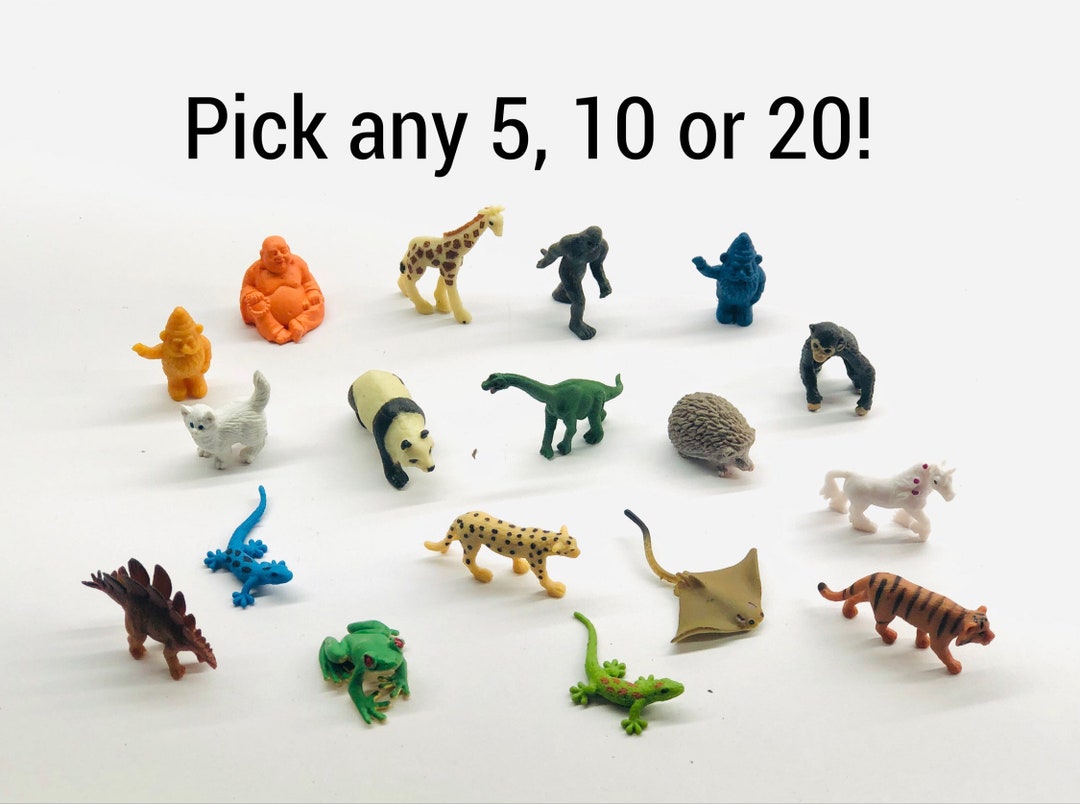 Set of Miniature Animals, Choose Set of Miniatures, Fairy Miniatures ...