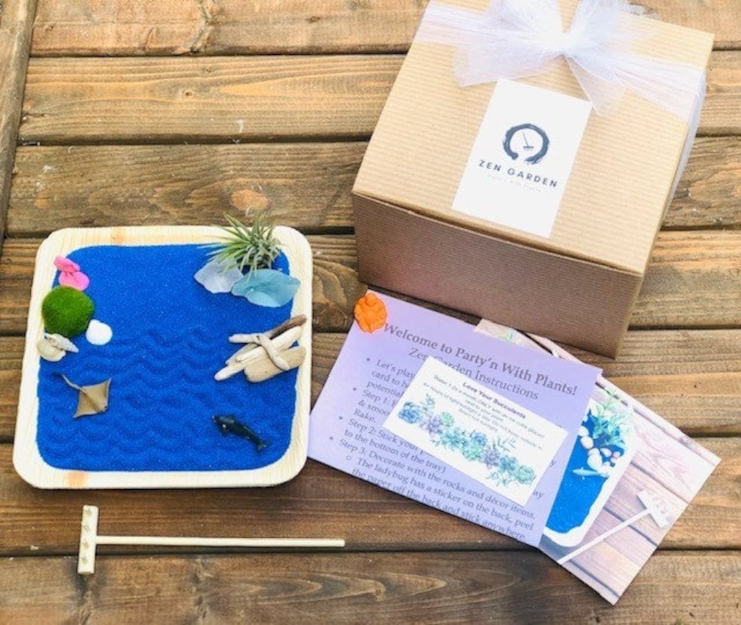 Ocean Zen Garden Kit: Miniature Beach Sand Art - Meditation Gift - Etsy