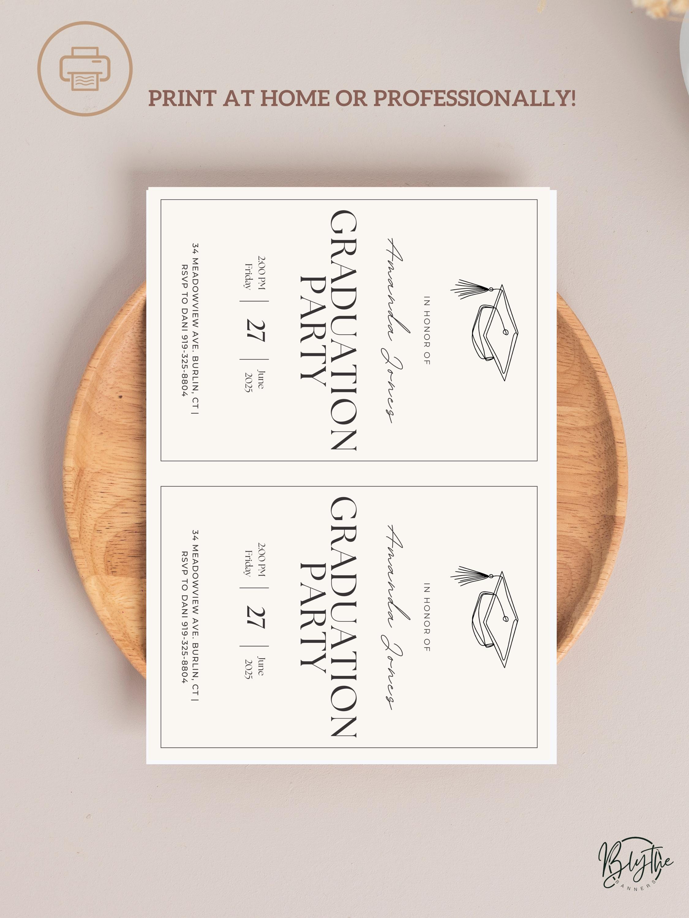 Celebrate Your Grad: Custom Digital Invitation for the Ultimate ...