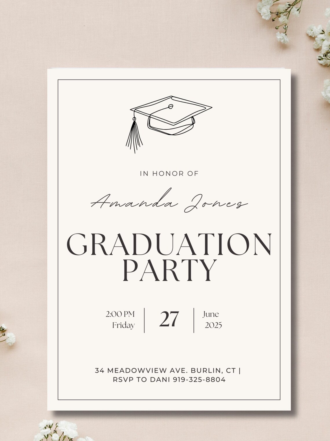 Celebrate Your Grad: Custom Digital Invitation for the Ultimate ...