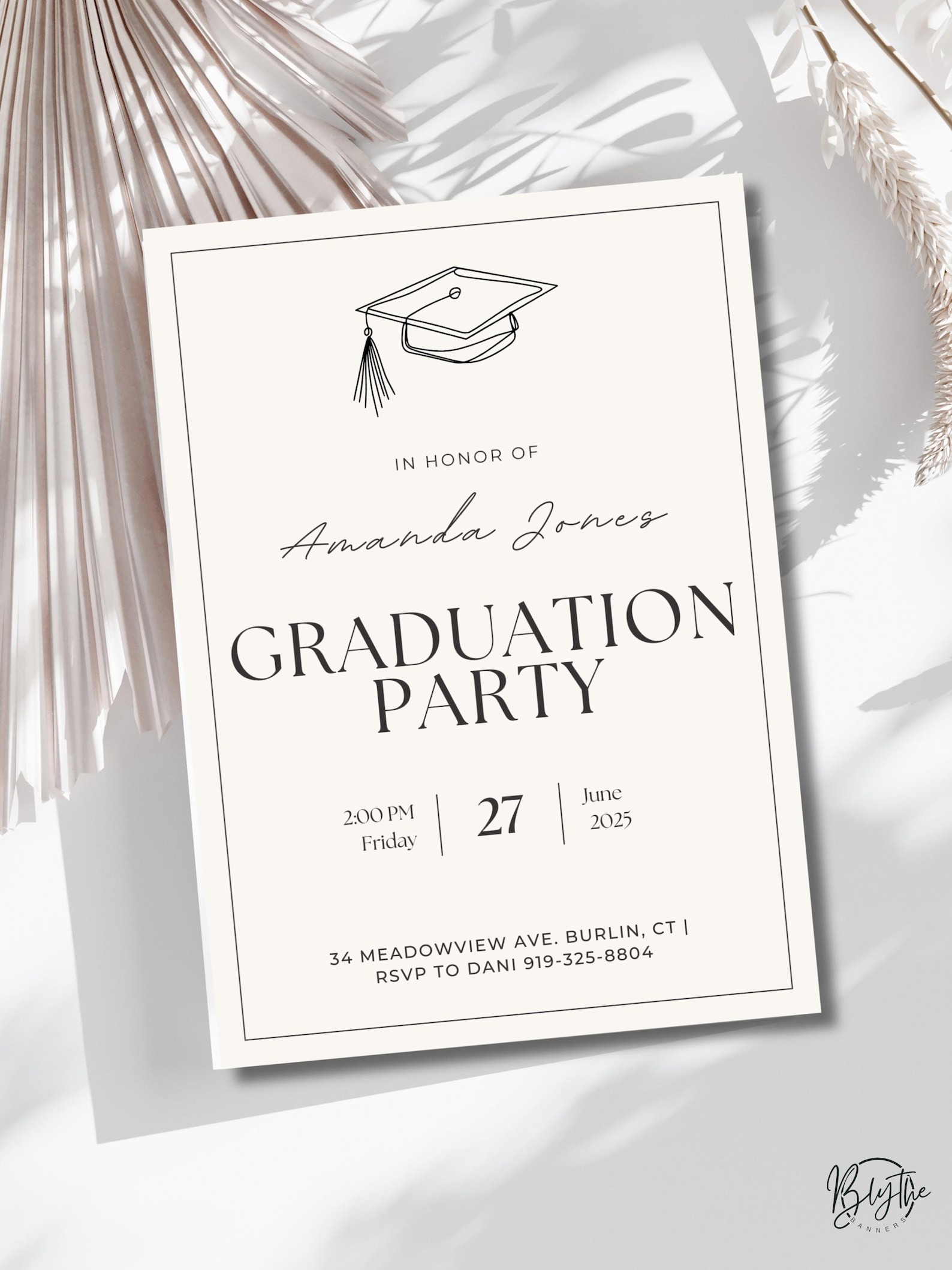 Celebrate Your Grad: Custom Digital Invitation for the Ultimate ...