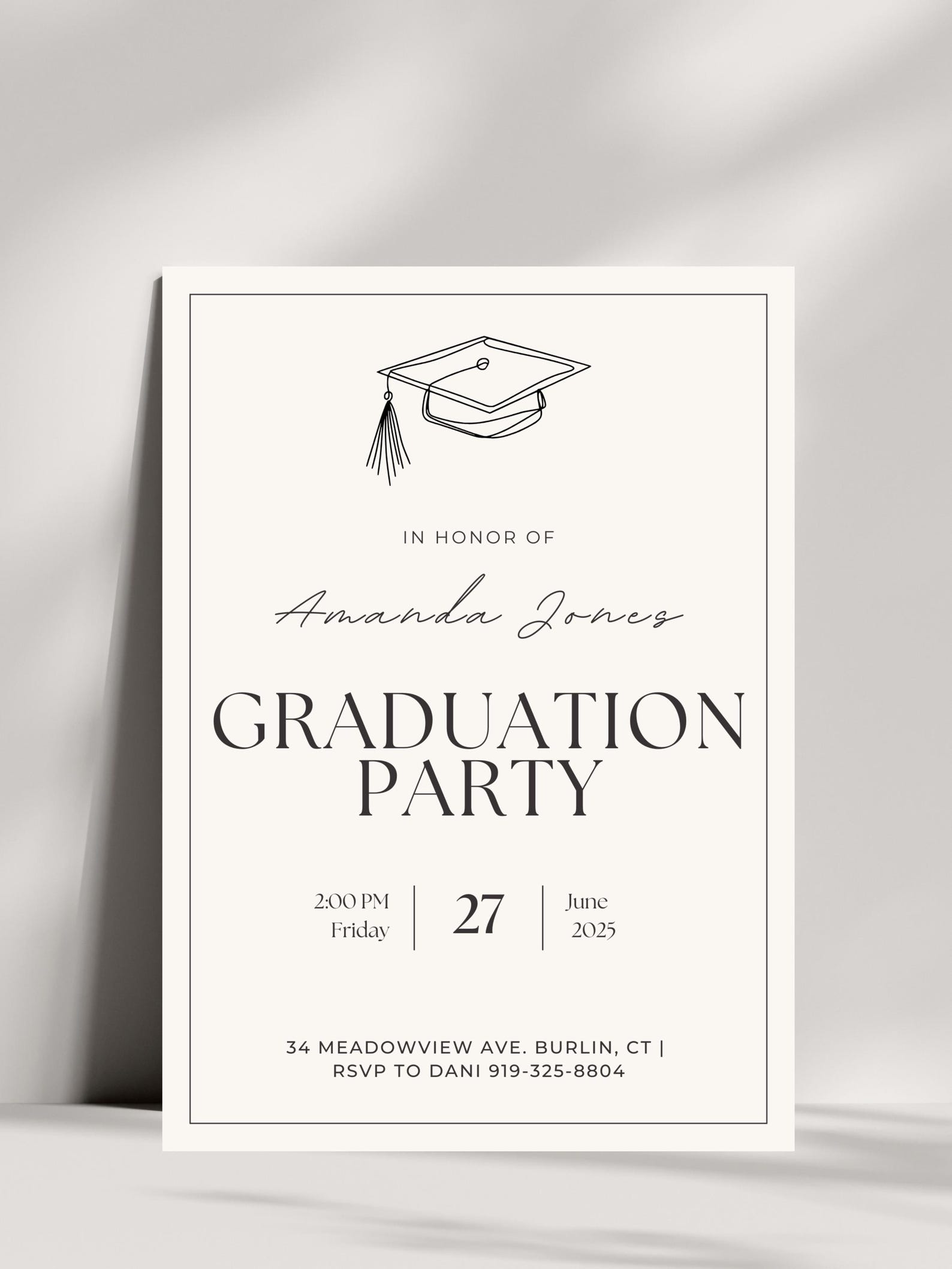 Celebrate Your Grad: Custom Digital Invitation for the Ultimate ...