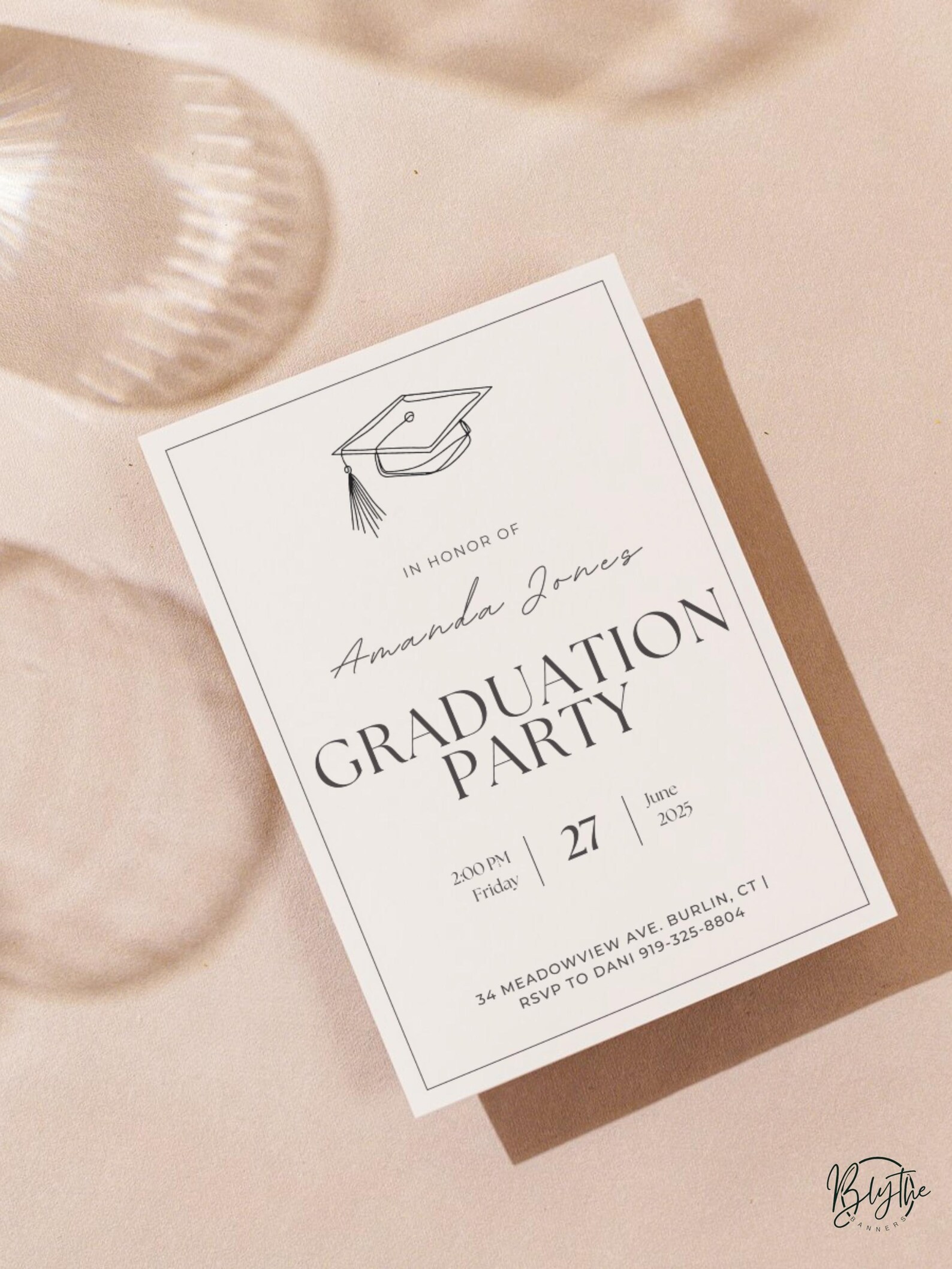 Celebrate Your Grad: Custom Digital Invitation for the Ultimate ...