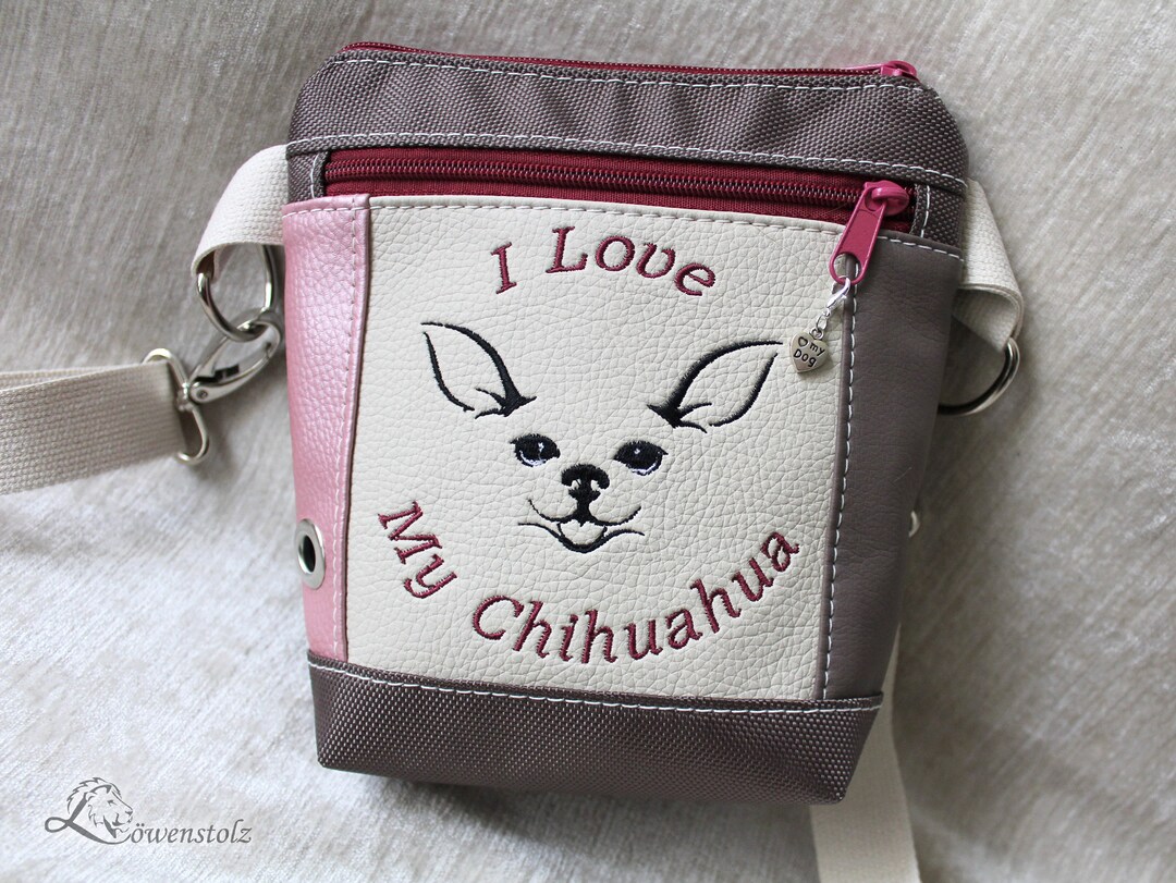 Gassi Bag CHIHUAHUA Gassigeh Bag Dog Bag Hip Bag Shoulder - Etsy