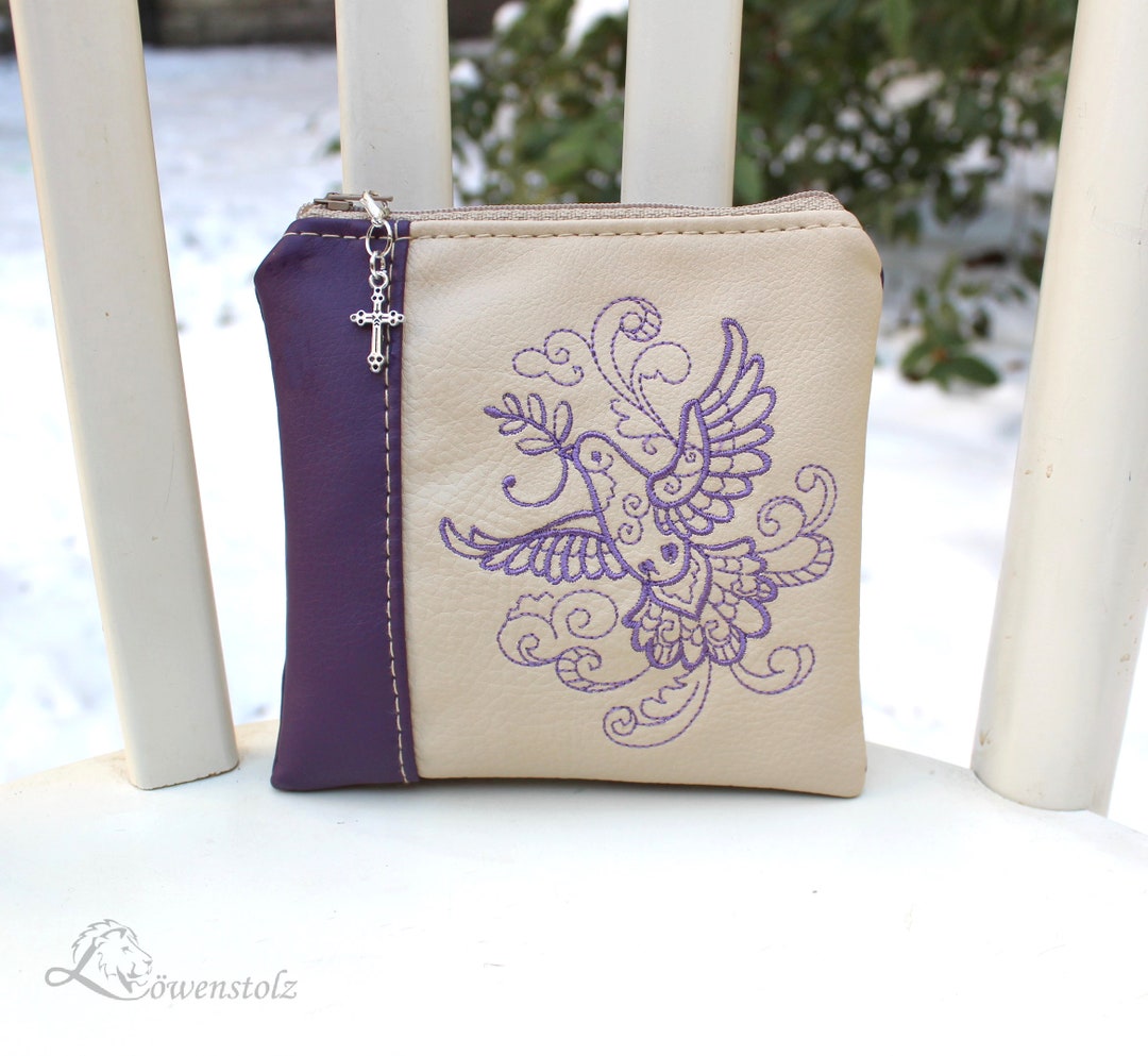 Coin Bag, Universal Bag, DOVE OF PEACE, Wallet, Faux Leather ...