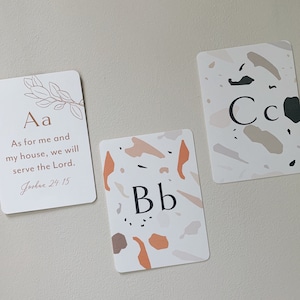 Scripture Cards, ABC Bible Verse Cards, Scripture Memory Flash Cards ...
