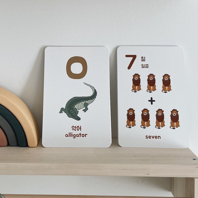 Korean Flashcards - Etsy