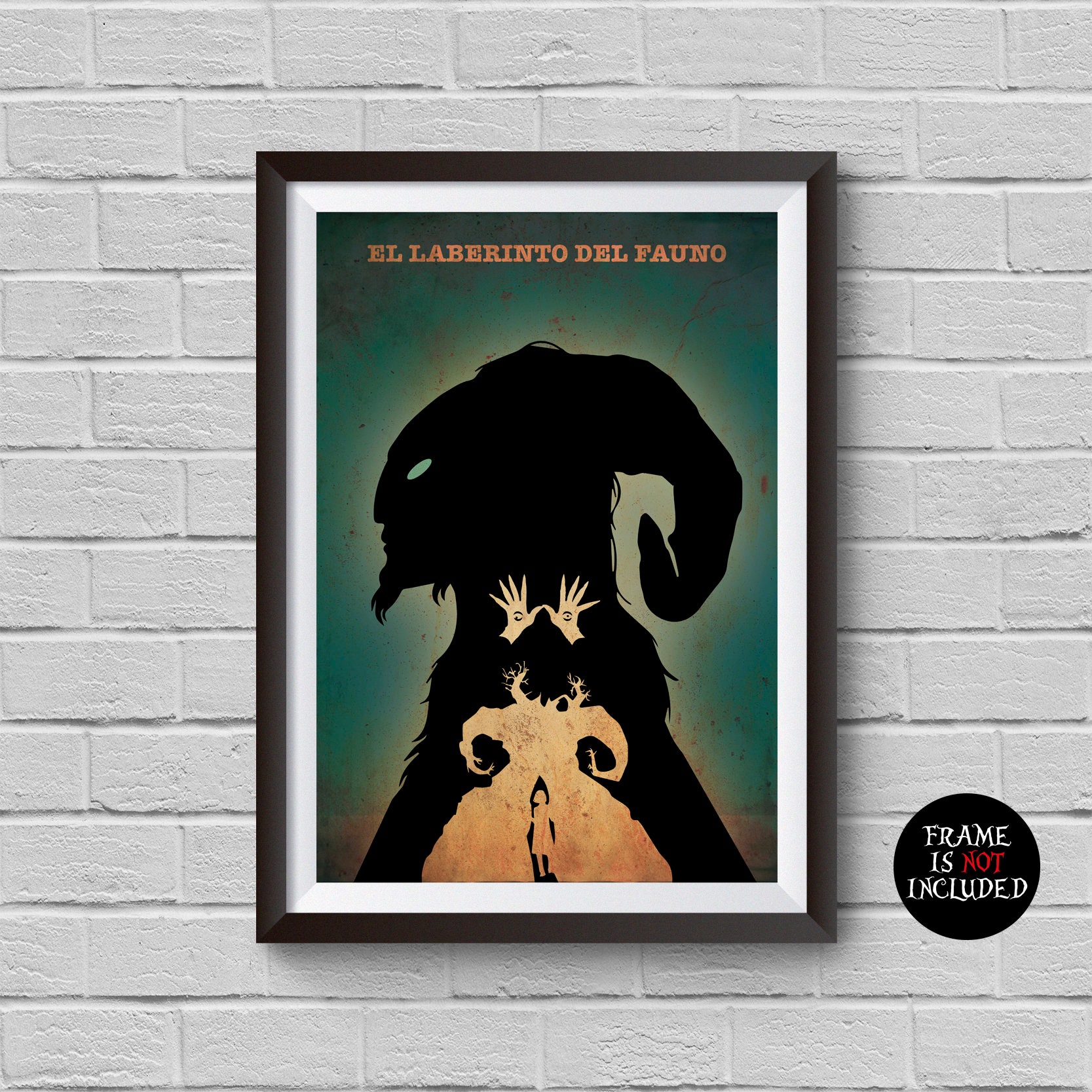 Pan's Labyrinth Minimalist Poster Guillermo Del Toro - Etsy