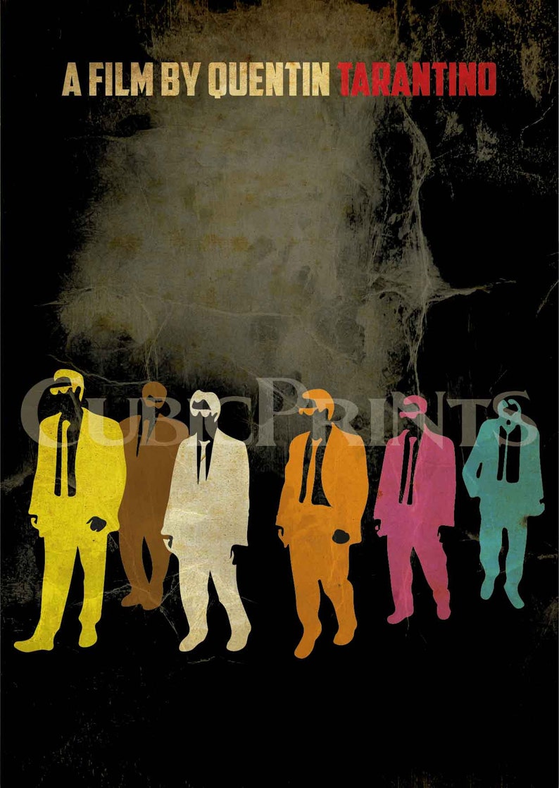 Quentin Tarantino Movies Minimalist 6 Poster Set the Hateful - Etsy