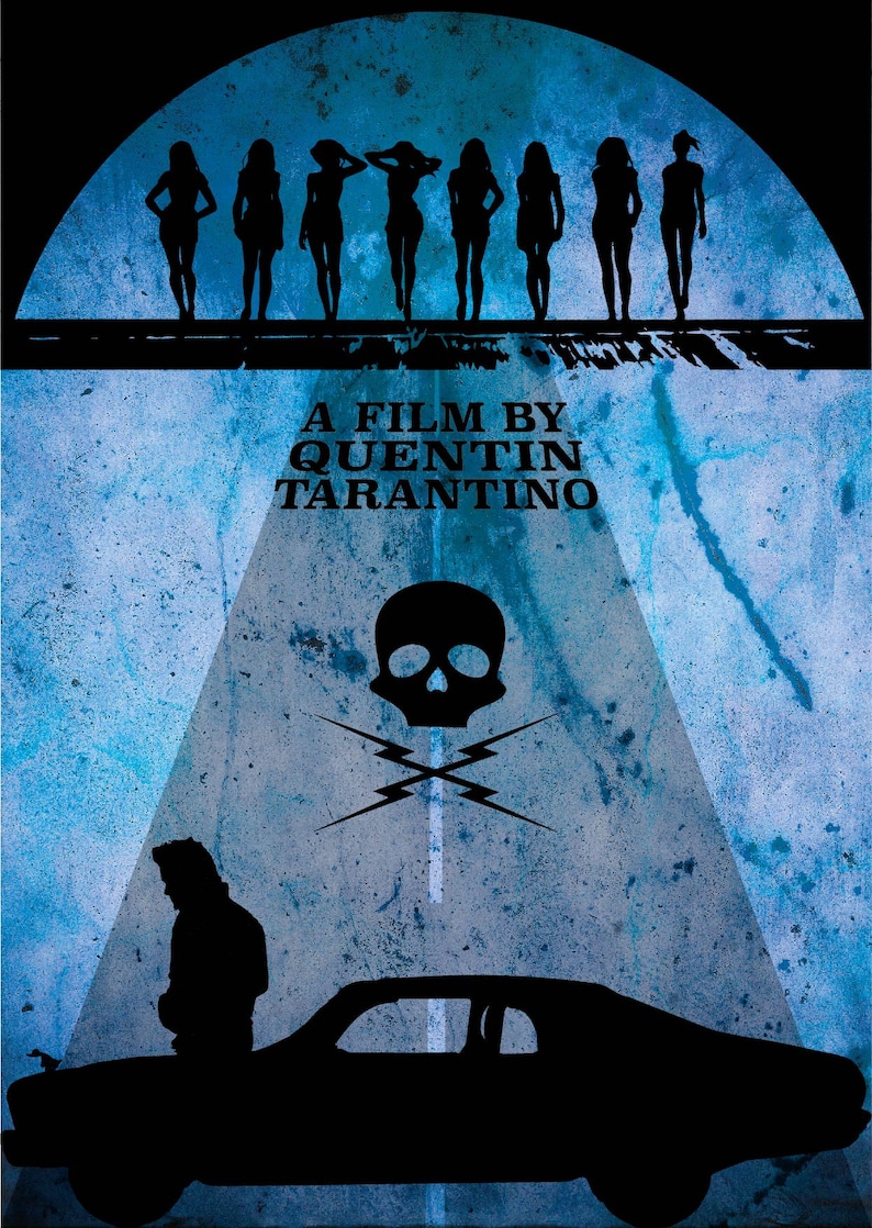 Quentin Tarantino Movies 9 Minimalist Poster Set With the Last | Etsy