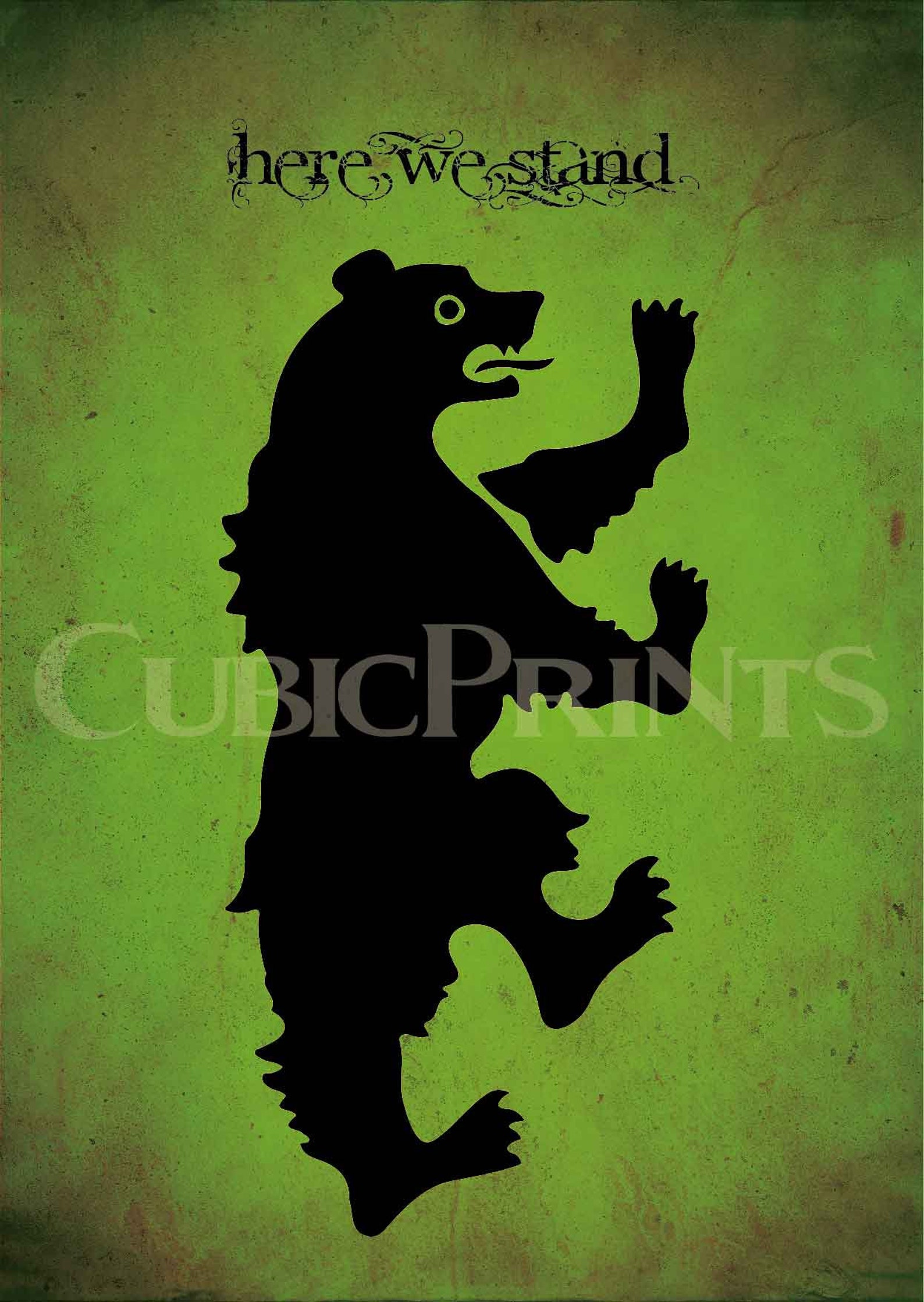 Game of Thrones House Symbols Minimalist Poster House Mormont - Etsy