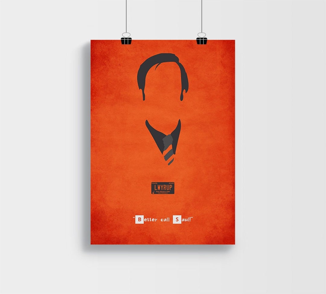 Breaking Bad Minimalist Poster TV Series Character Quotes Better Call ...