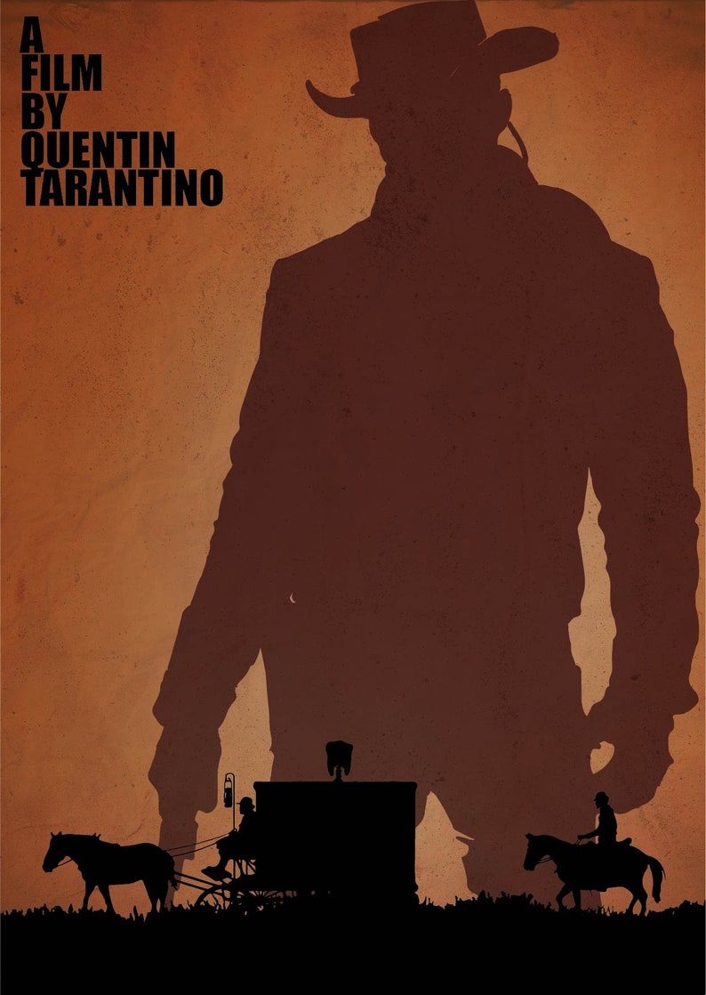 Quentin Tarantino Movies 9 Minimalist Poster Set With the Last | Etsy