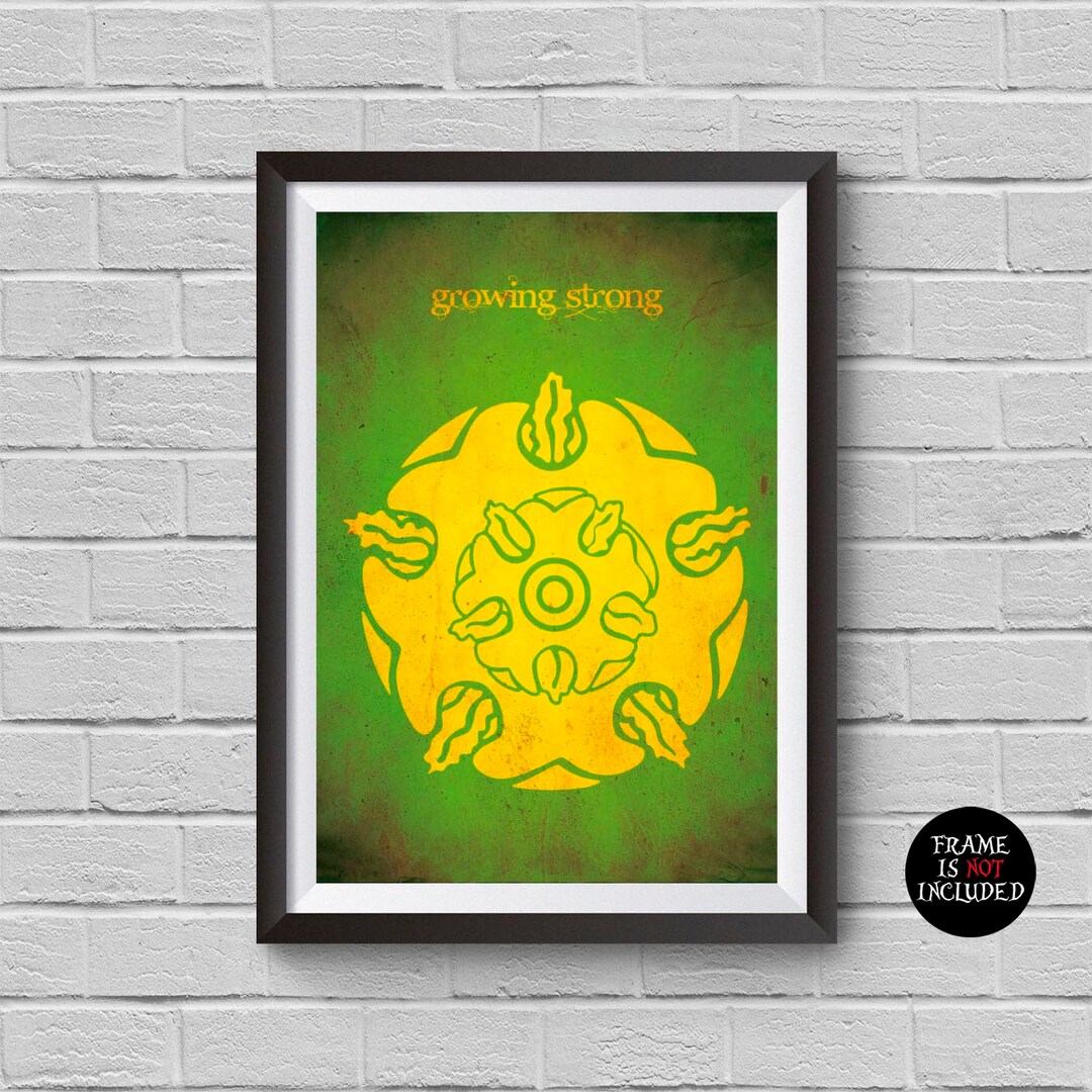 Game of Thrones House Symbols Minimalist Poster House Tyrell Print GOT ...
