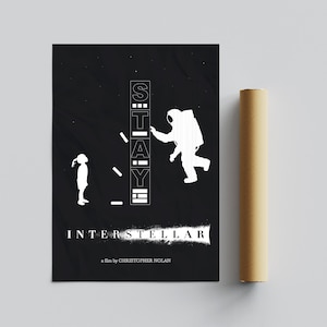 Interstellar Minimalist Poster A Christopher Nolan Alternative Movie ...