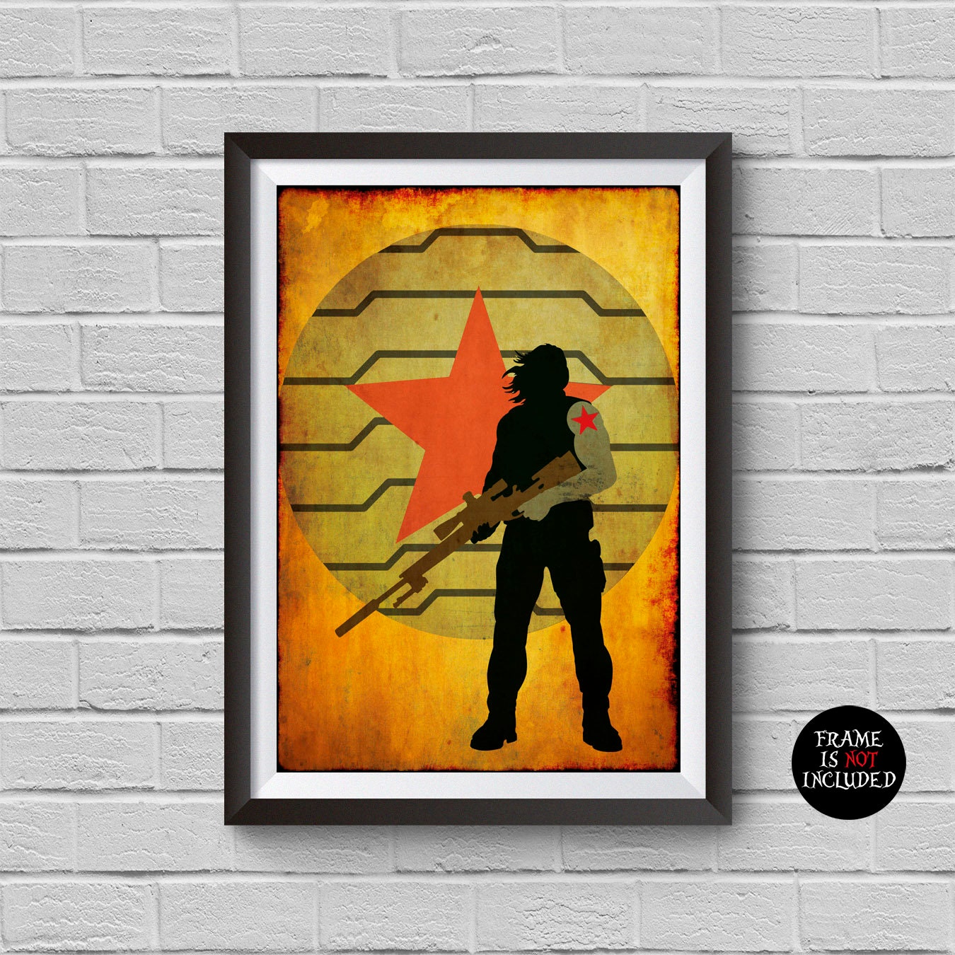 Winter Soldier Sebastian Stan Poster