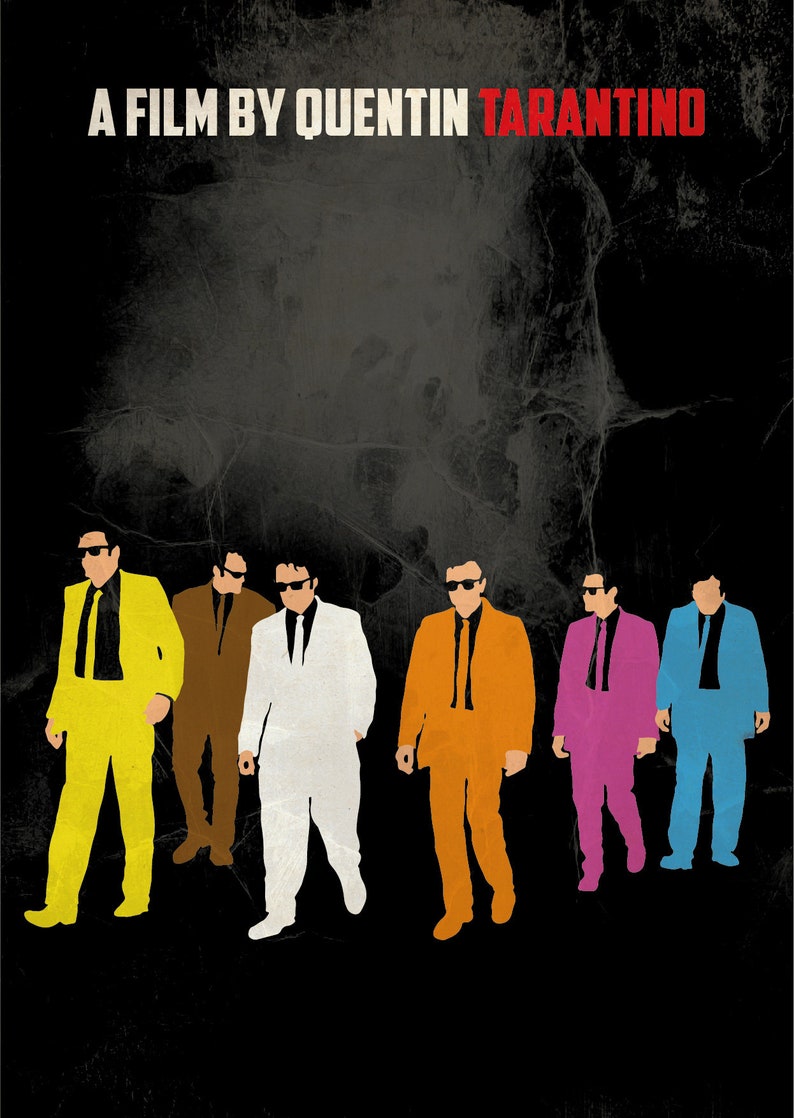Quentin Tarantino Movies 9 Minimalist Poster Set With the Last | Etsy