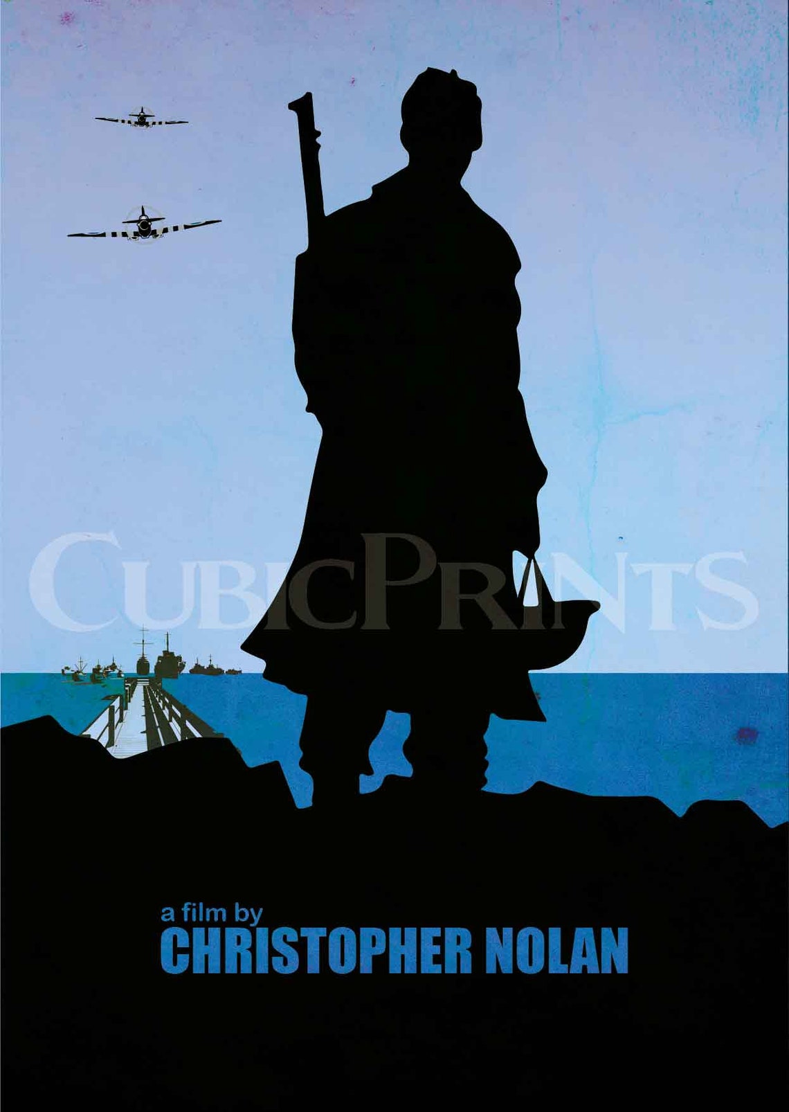 Dunkirk Movie Print Minimalist Poster Christopher Nolan Film Tom Hardy ...