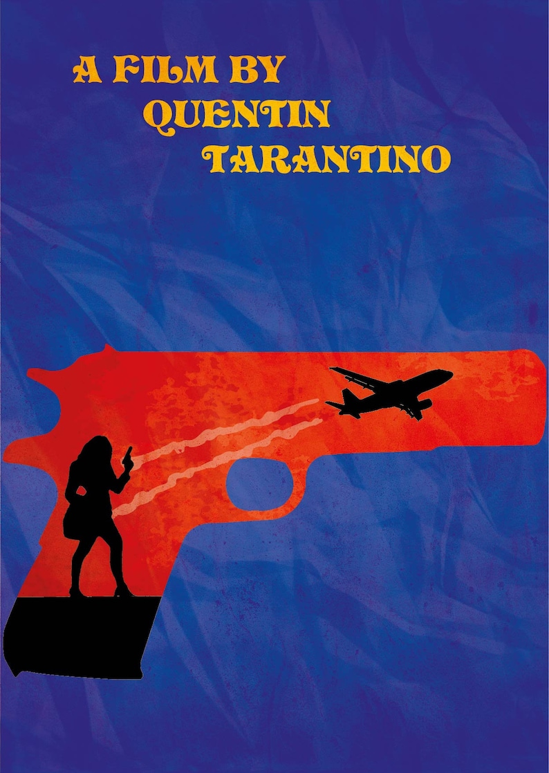 Quentin Tarantino Movies 9 Minimalist Poster Set With the Last | Etsy